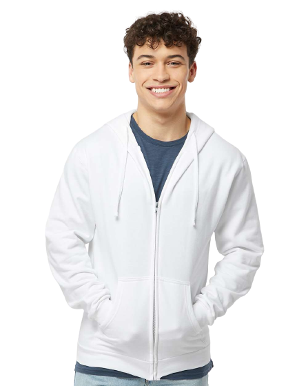 Tultex 0331 Tc Unisex Fleece Zip Hoodie | Jiffy Shirts