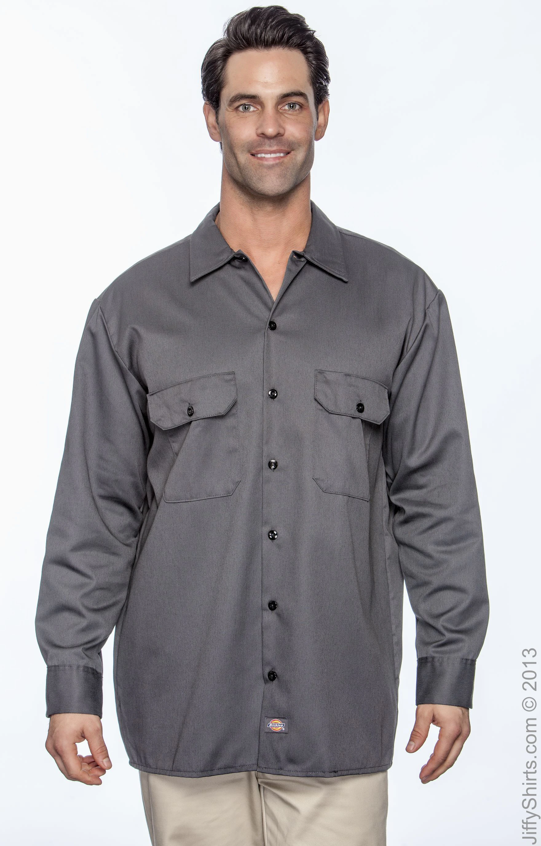 Dickies 574 Unisex Long Sleeve Work Shirt | Jiffy Shirts