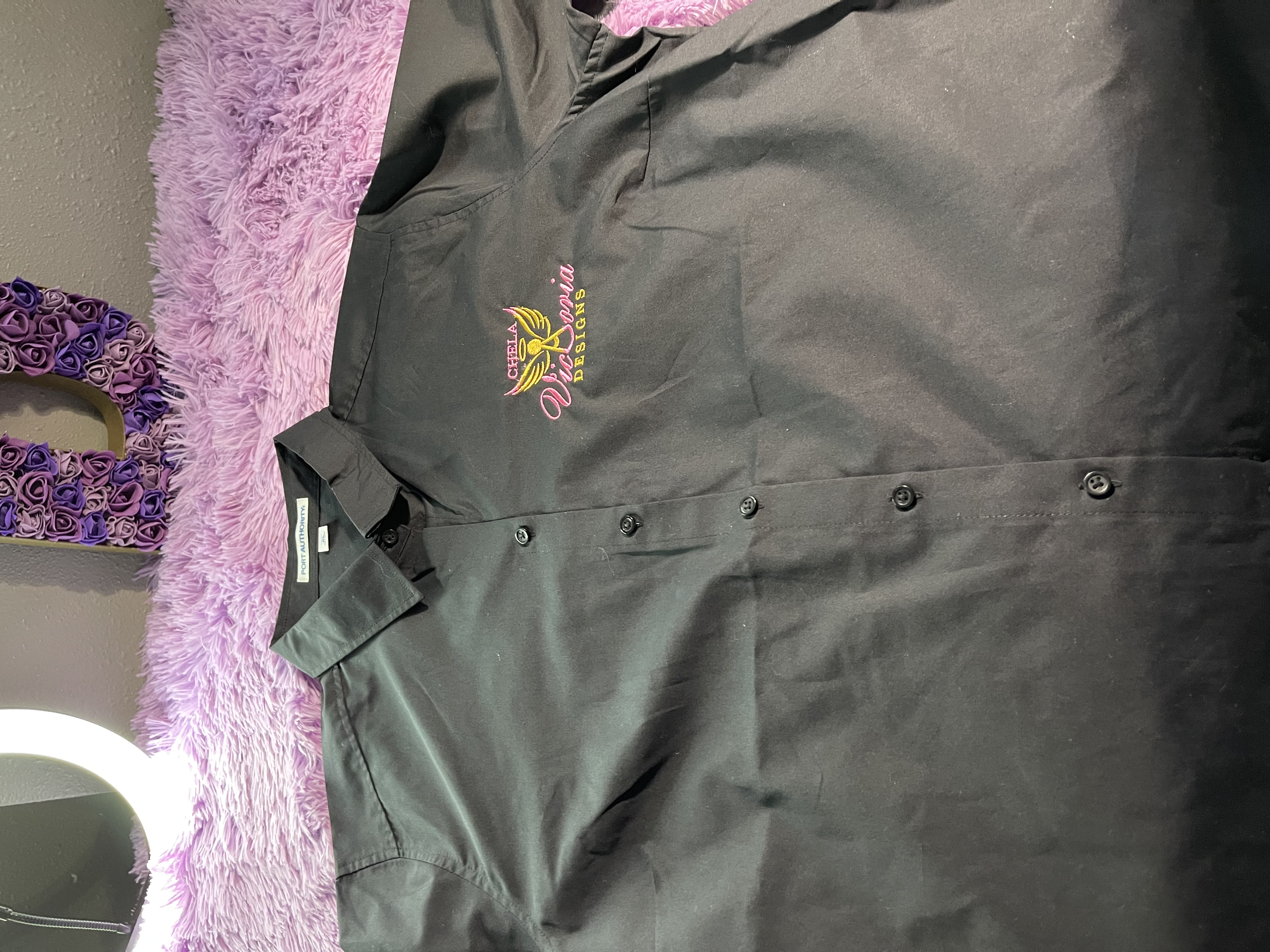 Port Authority Lw100 Ladies Long Sleeve Carefree Poplin Shirt | Jiffy ...